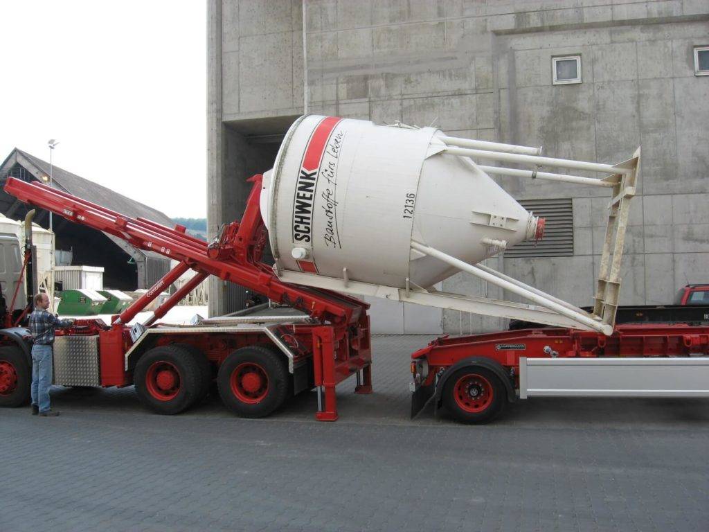 Combilift - velsycon - Wechselsysteme - Wechselsilo - Silosteller